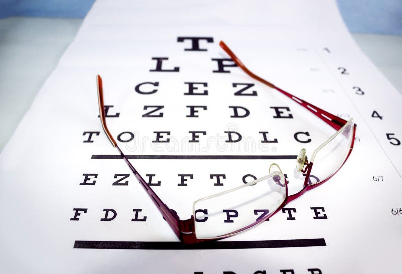 Test for your eyesight stock image. Image of health, medical - 75955029