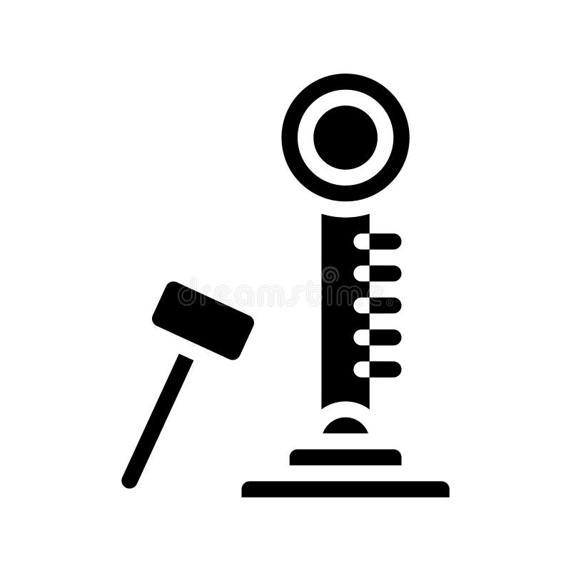 Test Your Strength Game Icon. Concept of Strength, Challenge, and ...