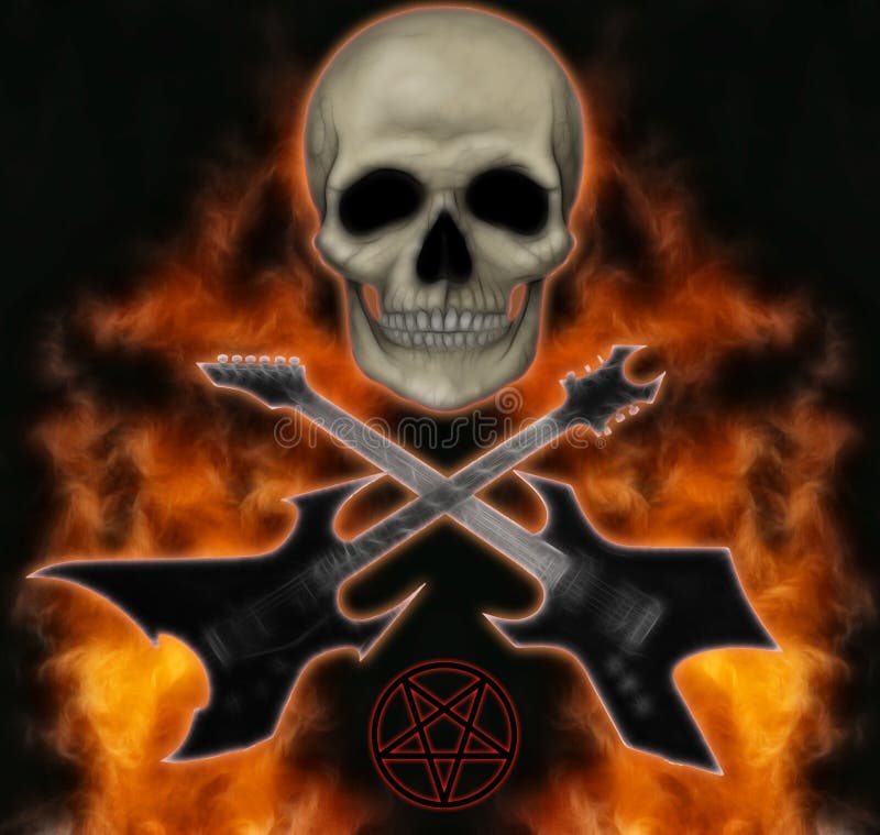 Testa del metallo illustrazione di stock. Illustrazione di calore - 8714115