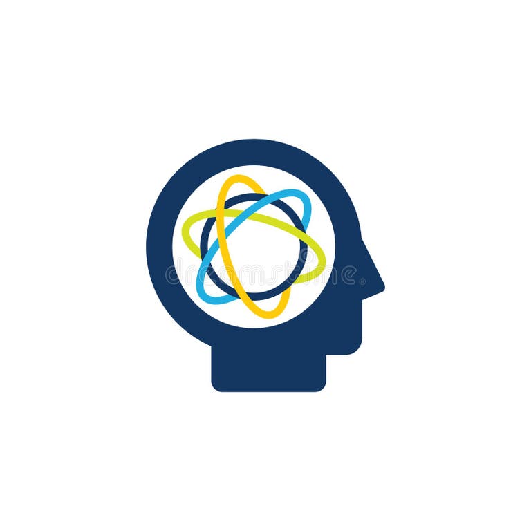Testa Logo Icon Design Di Scienza Illustrazione di Stock ...