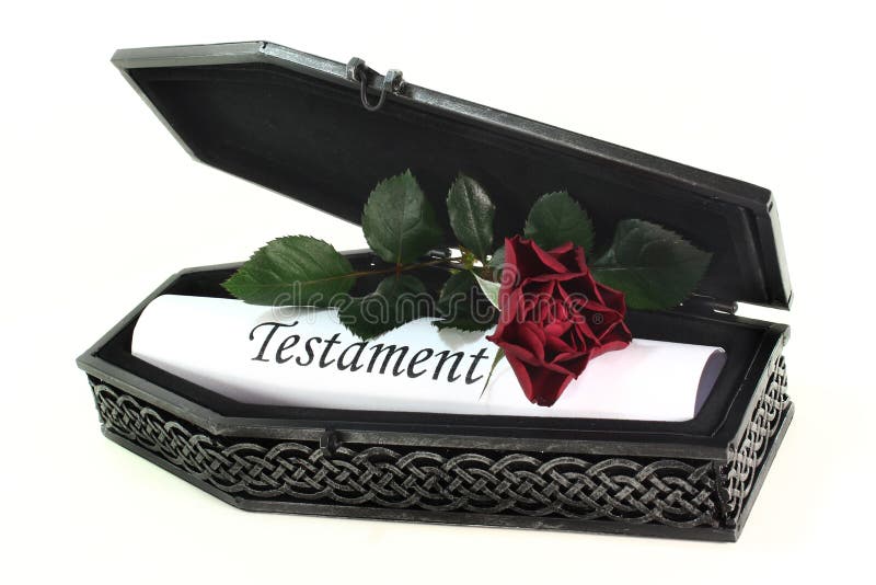 Testament stock image. Image of funeral, regulated, estate - 9664517