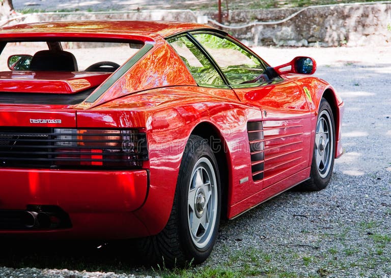 Testarossa editorial image. Image of lights, details - 20275740