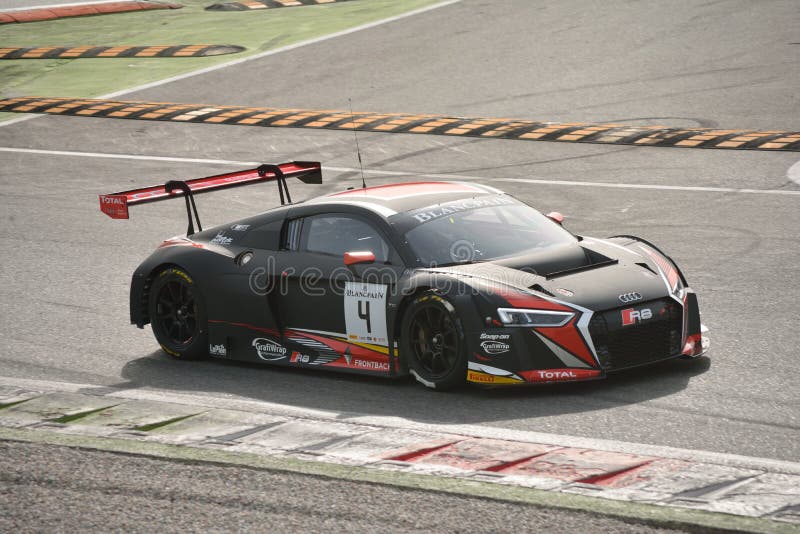 Teste De Audi R8 LMS GT3 2016 Em Monza Foto de Stock Editorial - Imagem ...