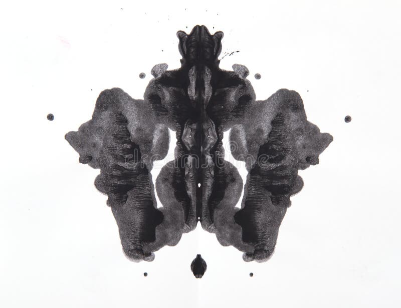 Teste de Rorschach ilustração stock. Ilustração de teste - 57134522