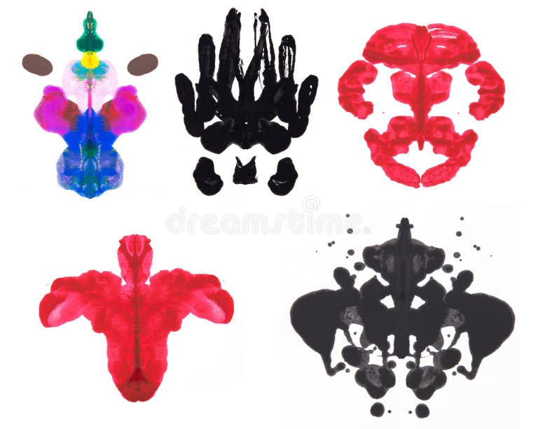 Teste de Rorschach ilustração stock. Ilustração de teste - 57947715