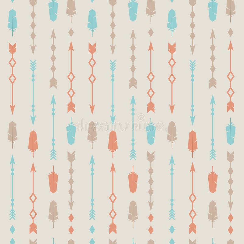 Teste Padrão Da Seta Do Nativo Americano Ilustração do Vetor ...