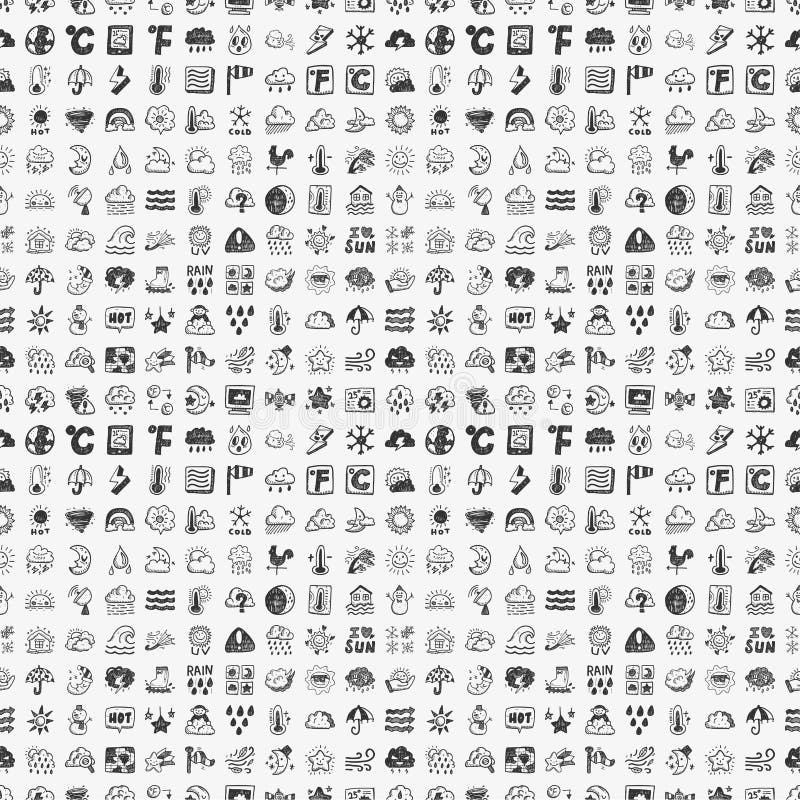 Elementos Do Tema Do Dia Ensolarado Do Tempo Ilustração do Vetor ...