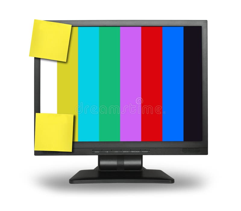 Teste Padrão De Teste Do Monitor Do LCD Imagem de Stock - Imagem de ...