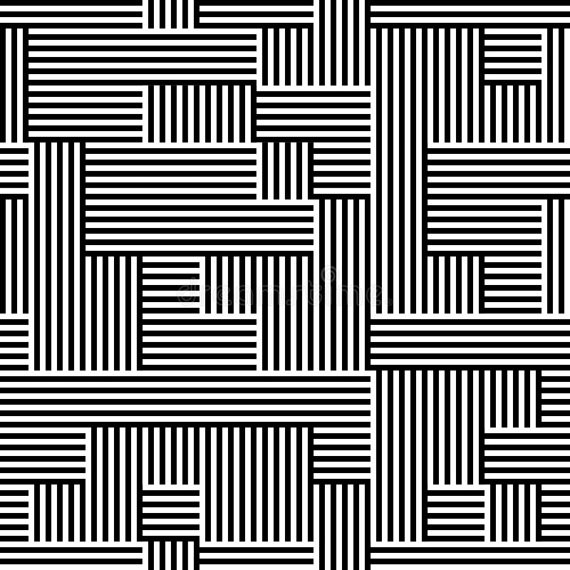 Teste Padrão Sem Emenda De Linhas Quebradas Ilustração do Vetor ...