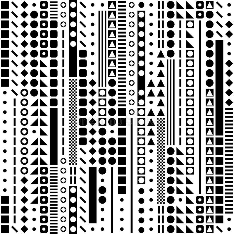 Teste Padrão Sem Emenda Do Círculo, Do Quadrado E Do Triângulo ...