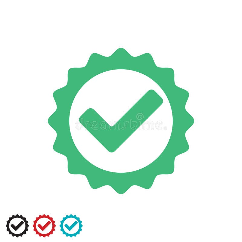 Quality Check Ribbon Icon. Vector Product Certified or Best Choice ...