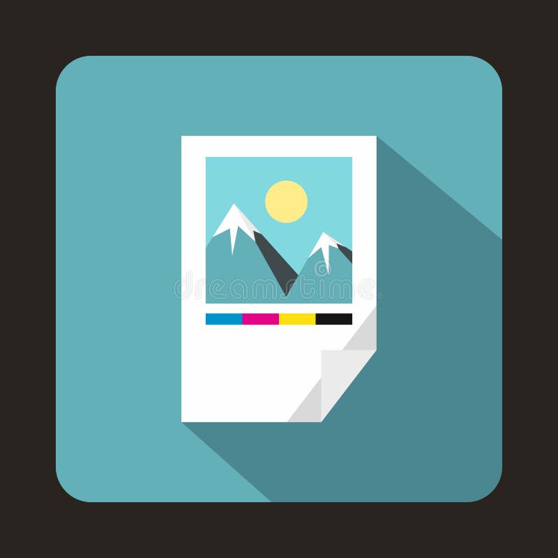 Tested Ink Paper with Printer Marks Icon Stock Vector - Illustration of ...