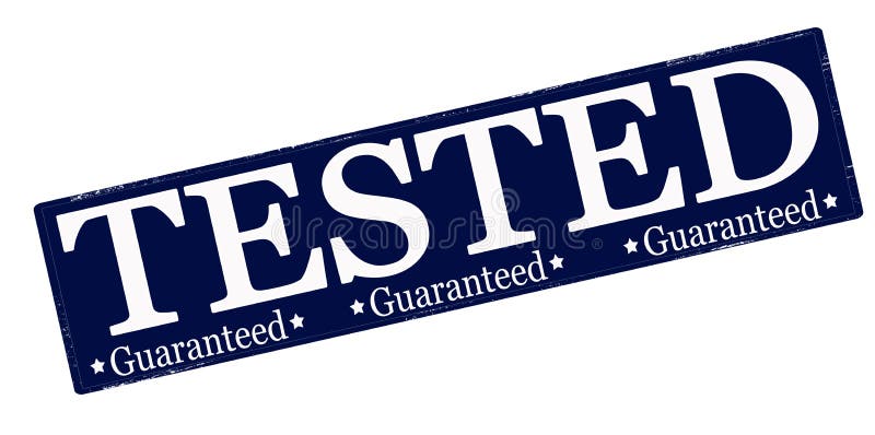 Tested stock illustration. Illustration of certified - 104333893