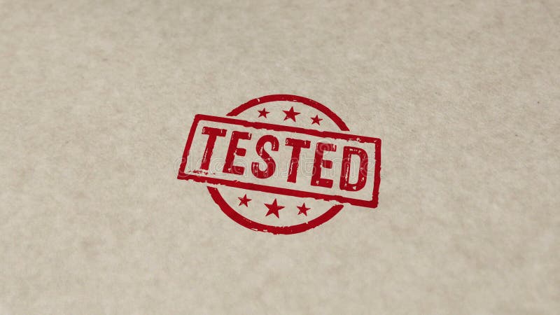 Tested Stamp and Stamping Animation Stock Footage - Video of symbol ...