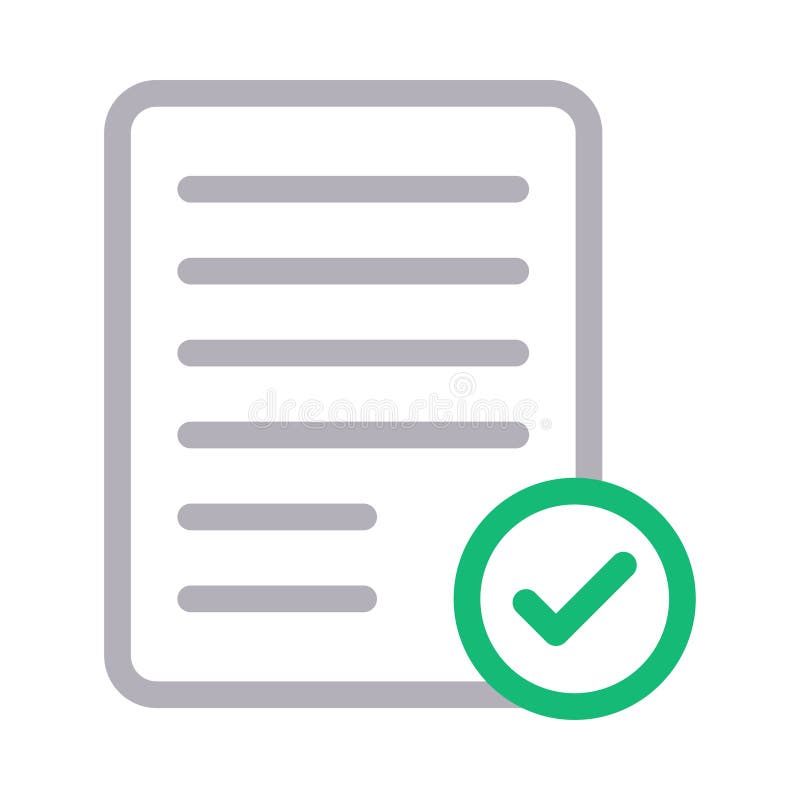 Tested Vector Color Line Icon Stock Vector - Illustration of white ...