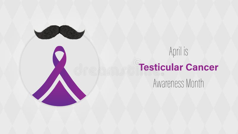 Testicular Cancer Awareness Month, Vector Illustration Stock Vector ...