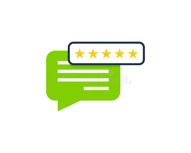 Testimonial Icon Logo Design Element Stock Vector - Illustration of ...