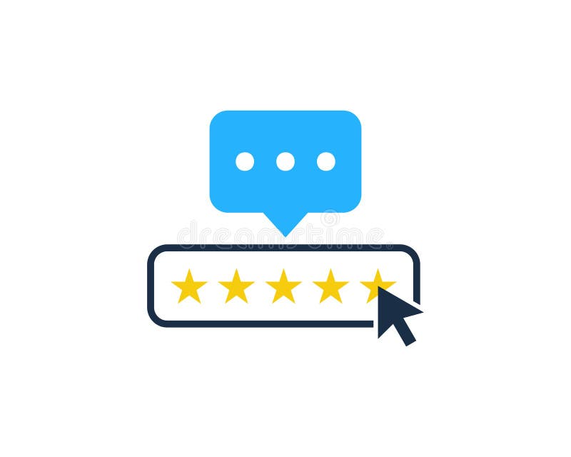 Testimonial Icon Logo Design Element Stock Vector - Illustration of ...