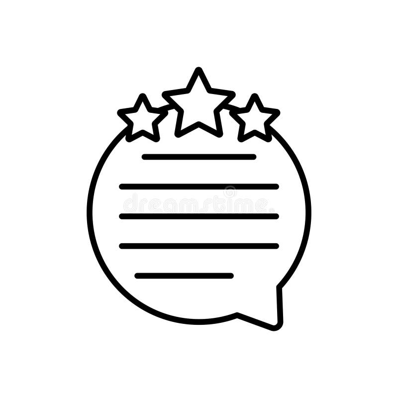 Testimonial icon stock vector. Illustration of graphic - 338288999