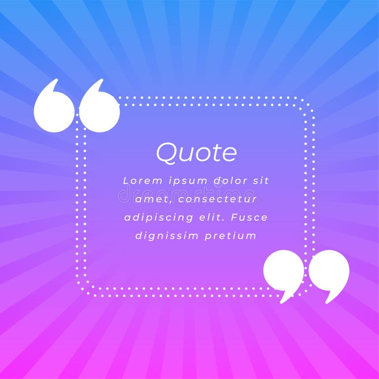 Testimonial Quotation or Content Background for Inspiring Messages ...