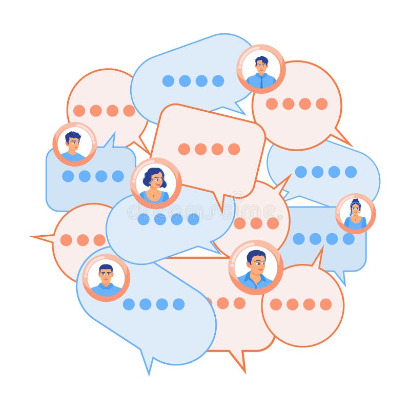 Testimonial Speech Bubble Concept. Customer Satisfaction Concept. Stock ...