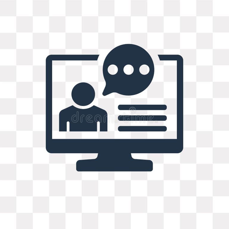 Testimonial Vector Icon Isolated on Transparent Background, Test Stock ...