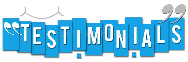 Testimonials Blue Stripes stock illustration. Illustration of squares ...