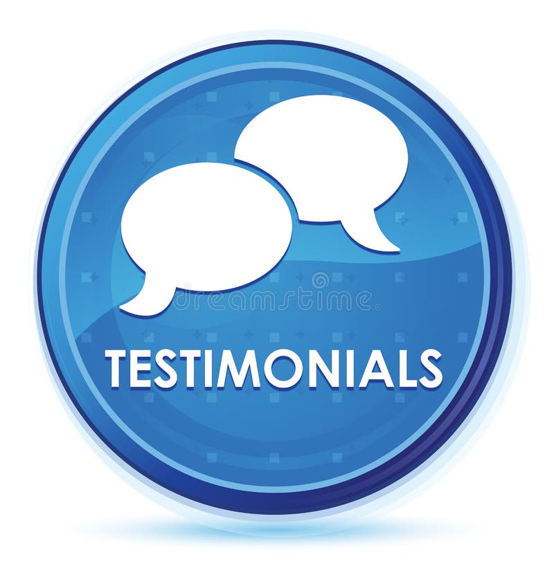 Testimonials (chat Icon) Elegant Red Round Button Stock Illustration ...