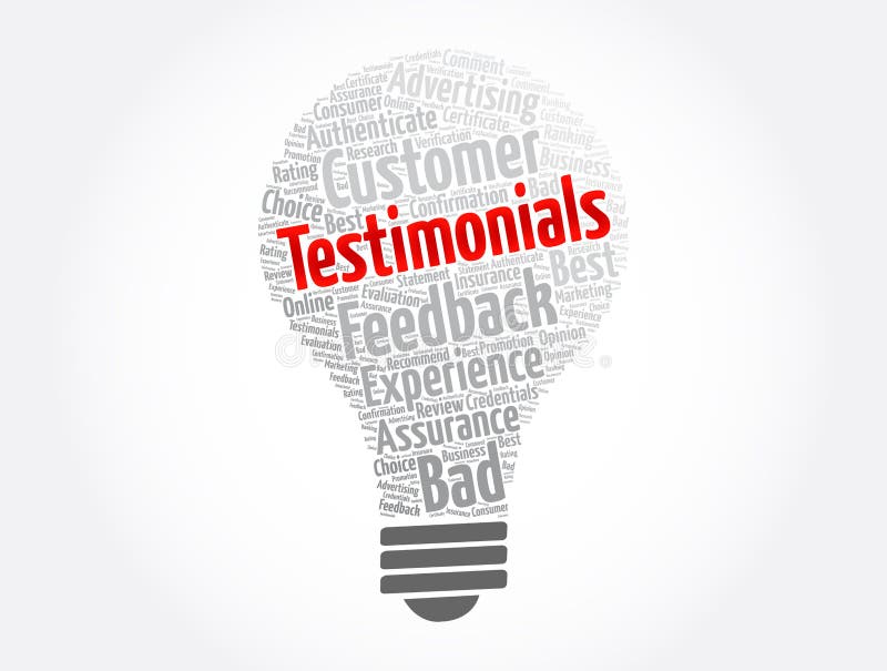 TESTIMONIALS Tag Cloud (customer Service Satisfaction Quality) Stock ...