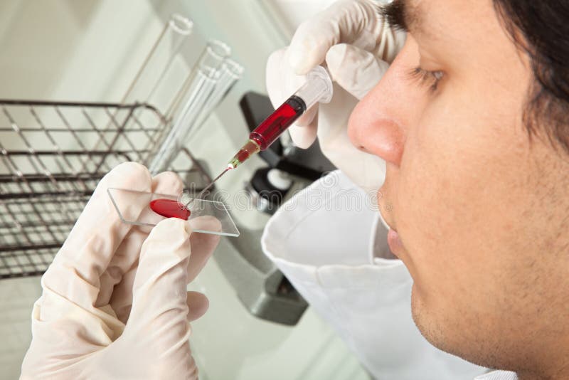 Testing blood stock photo. Image of forensic, biology - 8443126