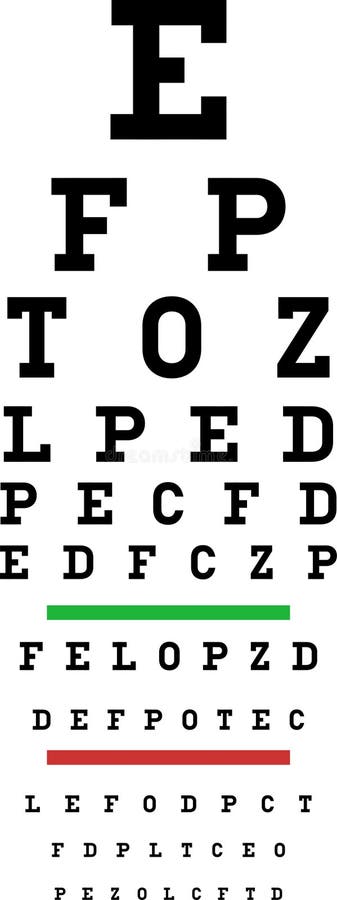 Testing Board for Verification of the Patient. Vision Test Board ...