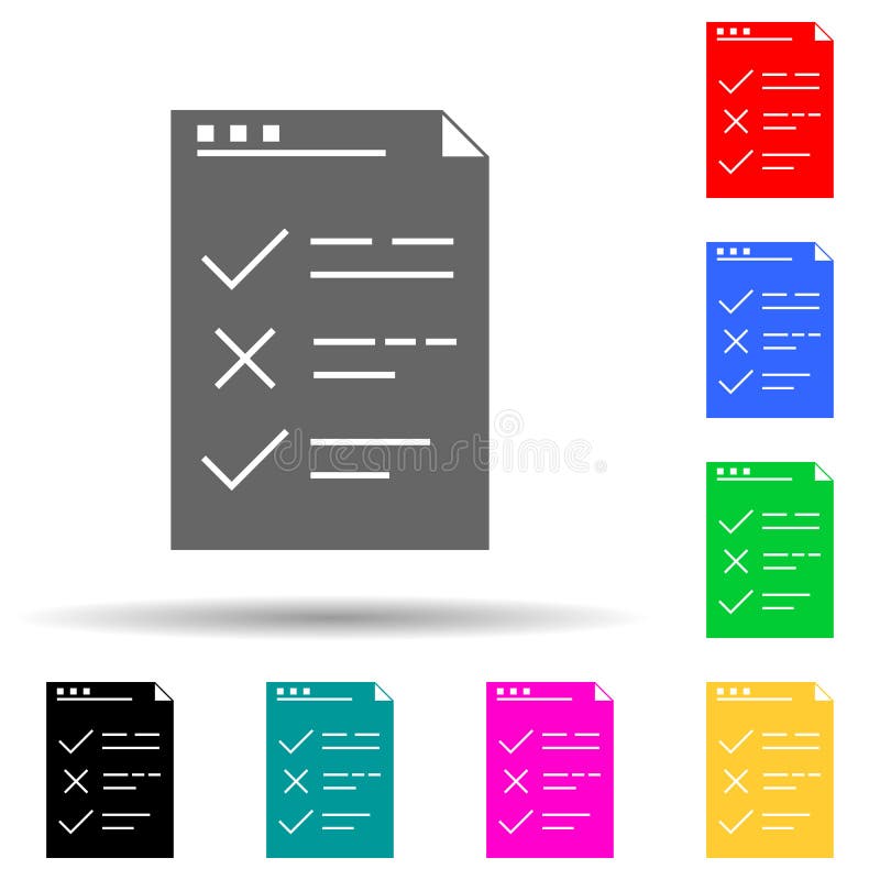Checklist Multi Stock Illustrations – 358 Checklist Multi Stock ...