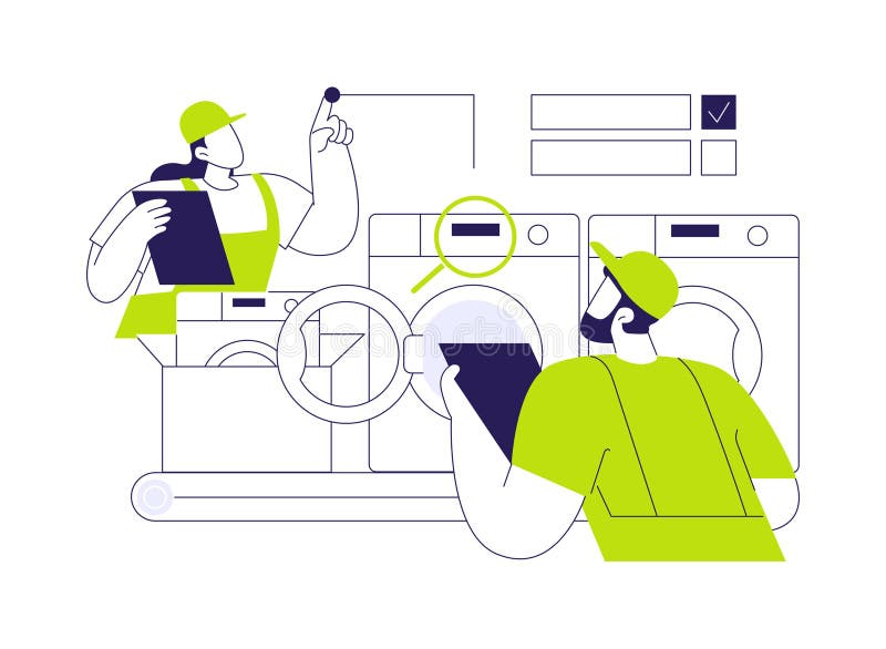 Testing of Complete Appliance Abstract Concept Vector Illustration ...