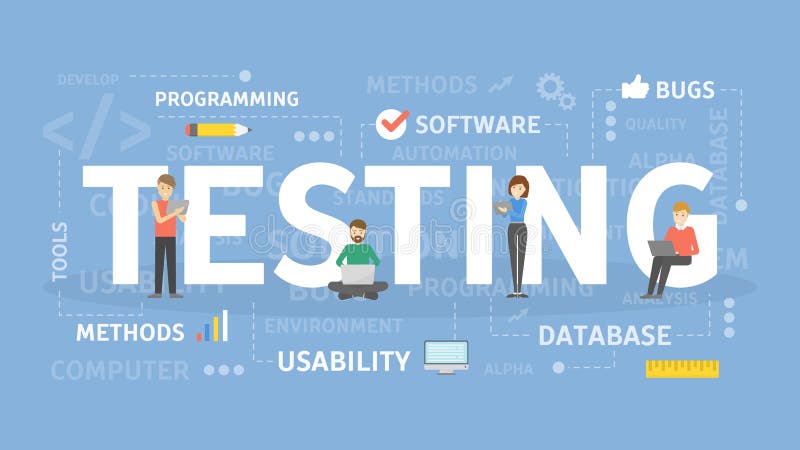 Testing Concept Illustration. Stock Vector - Illustration of design ... Testing Concept Illustration. Stock Vector - Illustration of design ...