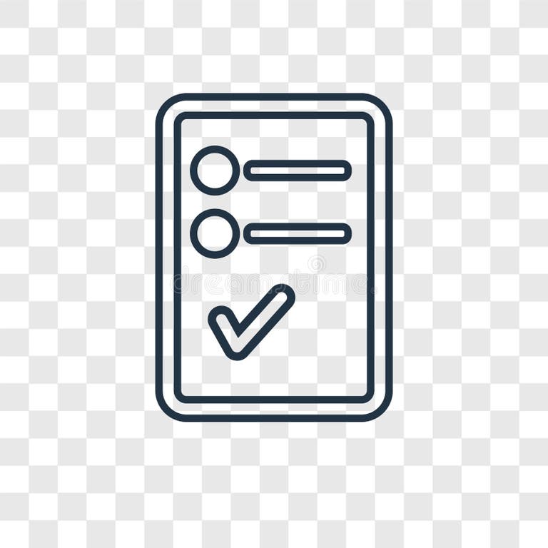 Background Checklist Transparent White Stock Illustrations – 1,125 ...