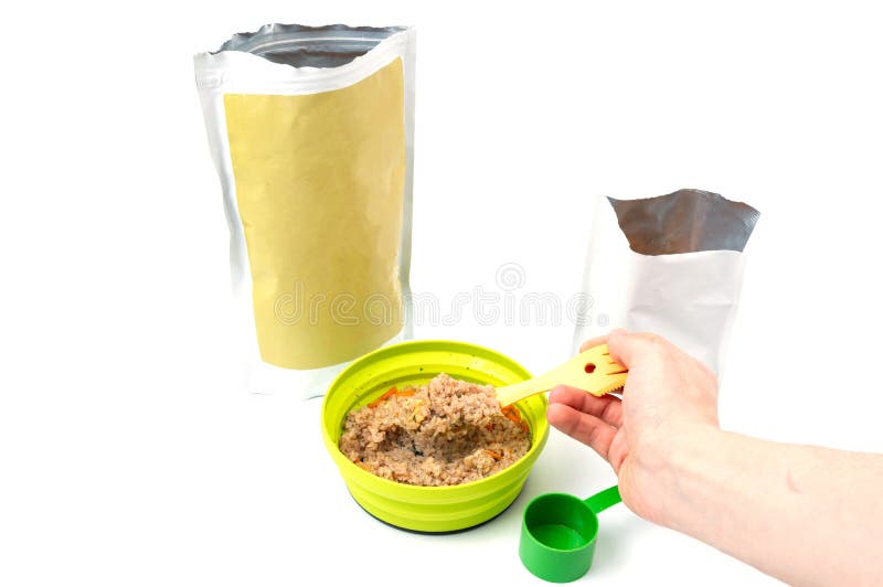 Testing Cooked Food at the Enterprise. Take a Sample from the Product ...