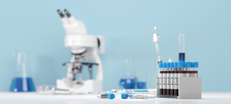 Testing for Coronavirus Covid-19 in a Lab. Covid Medical Screening ...