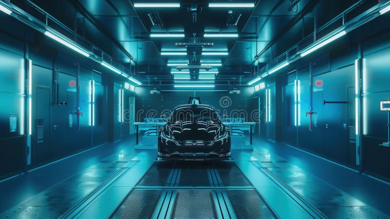 Testing Facility Featuring Advanced Automotive Technology with ...