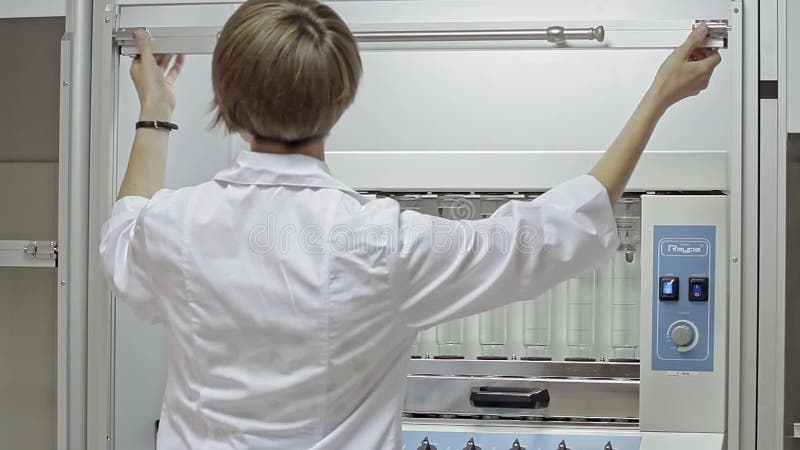 Testing Feed for Animals Quality at Laboratory Stock Video - Video of ...