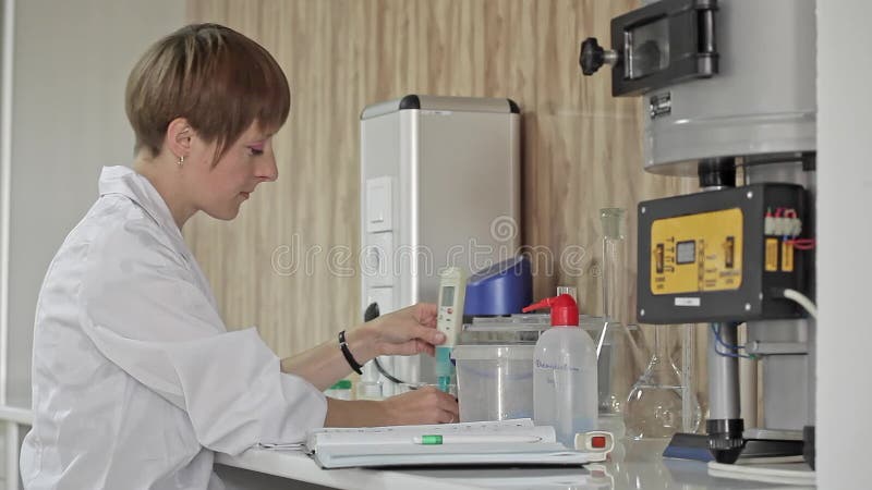 Testing Feed for Animals Quality at Laboratory Stock Video - Video of ...