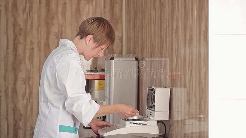 Testing Feed for Animals Quality at Laboratory Stock Footage - Video of ...