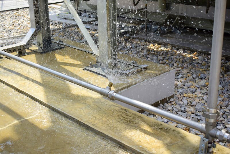 Testing Fire Sprinkler Systems,Deluge Valve System Testing Stock Photo ...