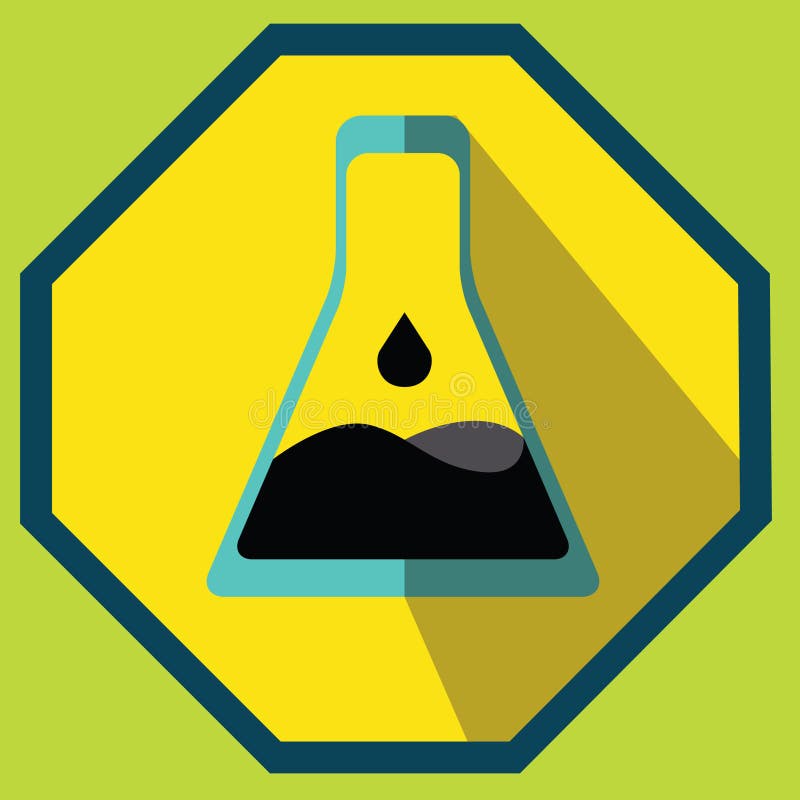 Testing Flask. Vector Illustration Decorative Design Stock Vector ...