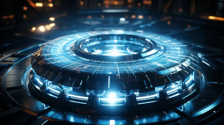 Testing a Futuristic Spaceship Propulsion System with Glowing ...