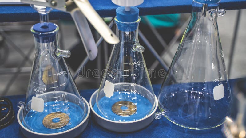 Testing Glass Tube in Laboratory Stock Image - Image of colorful ...