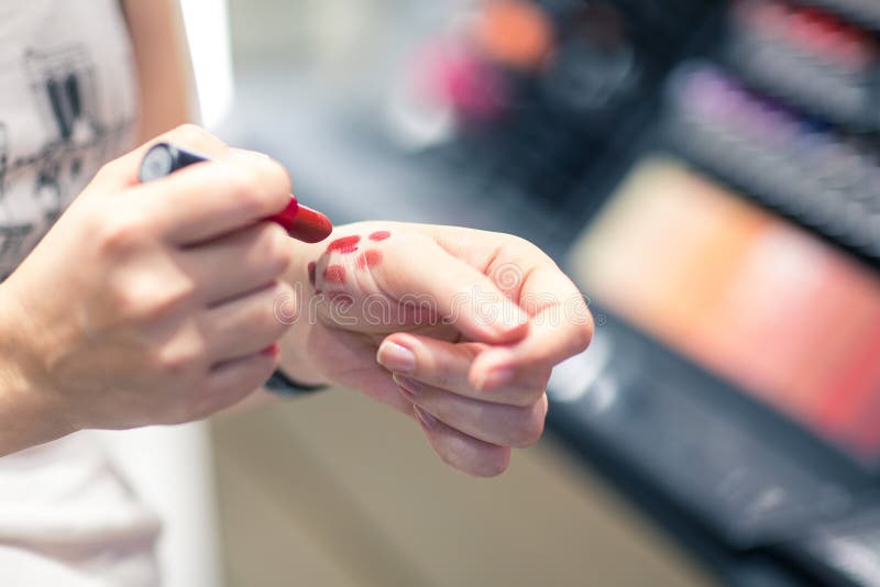 Cosmetic store shelf stock photo. Image of shop, salon - 35671916