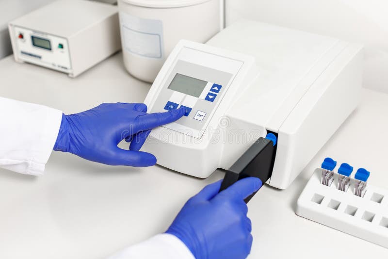 Testing in the Medical Laboratory Stock Image - Image of virus ...