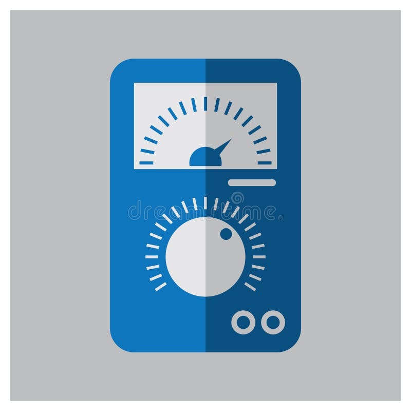 Testing Meter. Vector Illustration Decorative Design Stock Vector ...