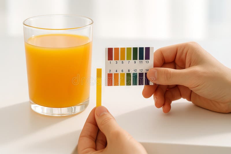 Testing Orange Juice Acidity with Ph Strips - Simple Method for ...