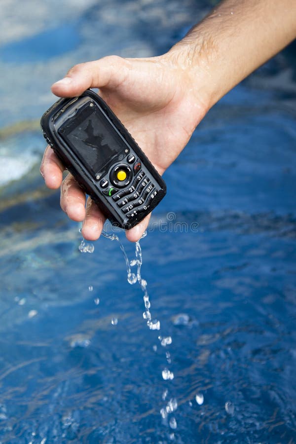 Rugged Cellphone in snow stock image. Image of mobile - 23321247